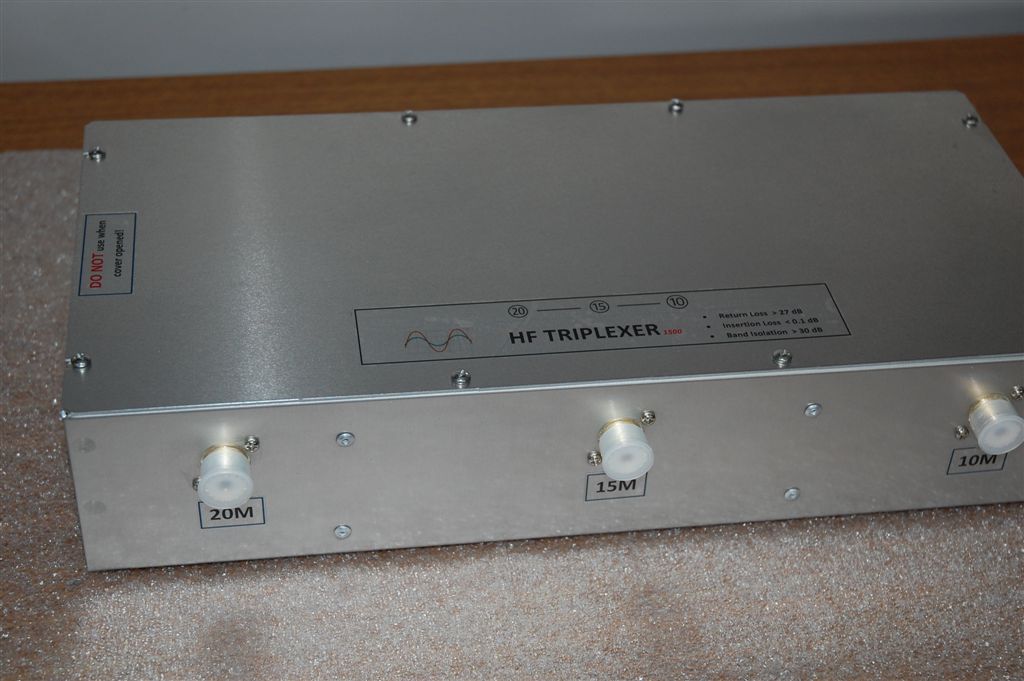 1500W Triplexer with BPFs Set – VA6AM Projects